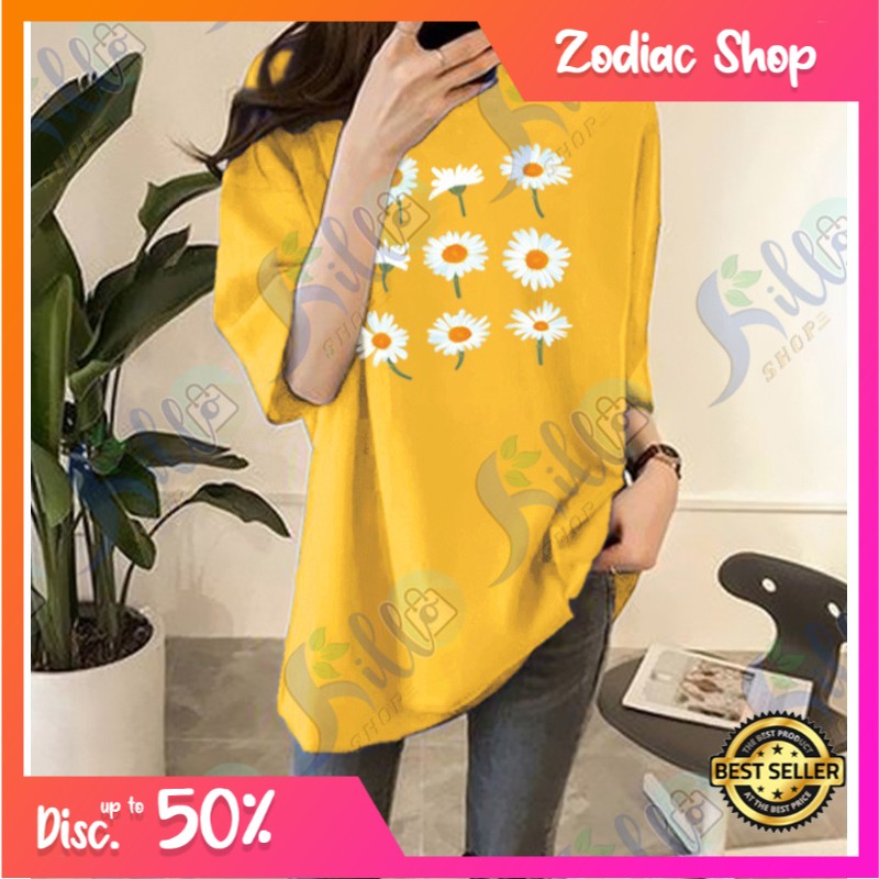 Jual OVERSIZE NINE DAISY FIT XL (LD 110 CM) | Shopee Indonesia