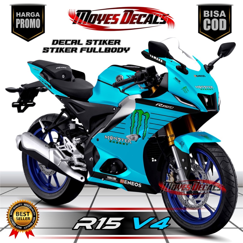 Jual Decal stiker striping r15 v4 stiker motor r15 v4 Livery MotoGP ...