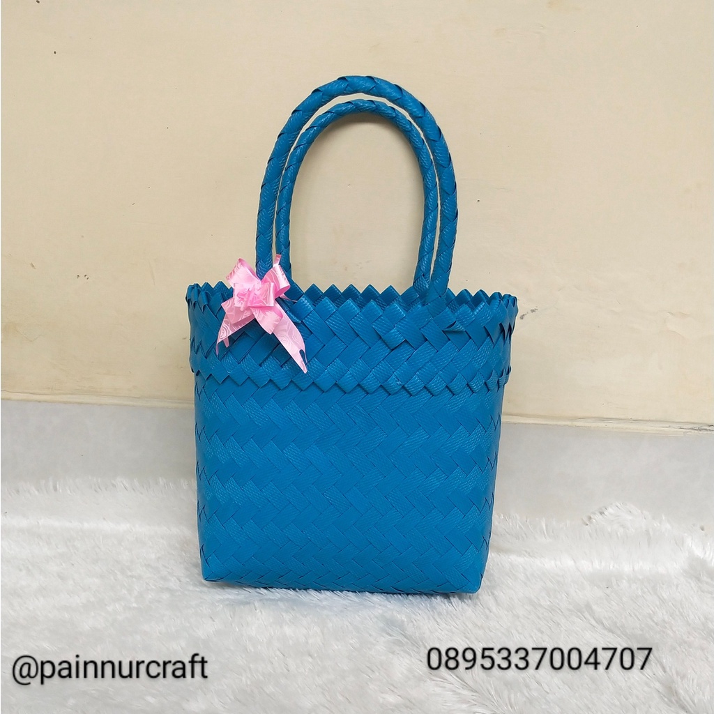 Jual Tas Anyam Hampers CEKLY SUPER GEMES/ Hampers Mini/ Tas Anyam/ Tas ...
