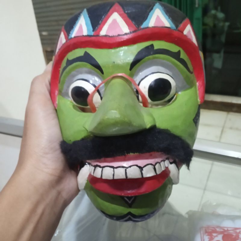 Jual TOPENG JANGKRIK GENGGONG TARIAN KESENIAN LENGGER JAWA | Shopee ...
