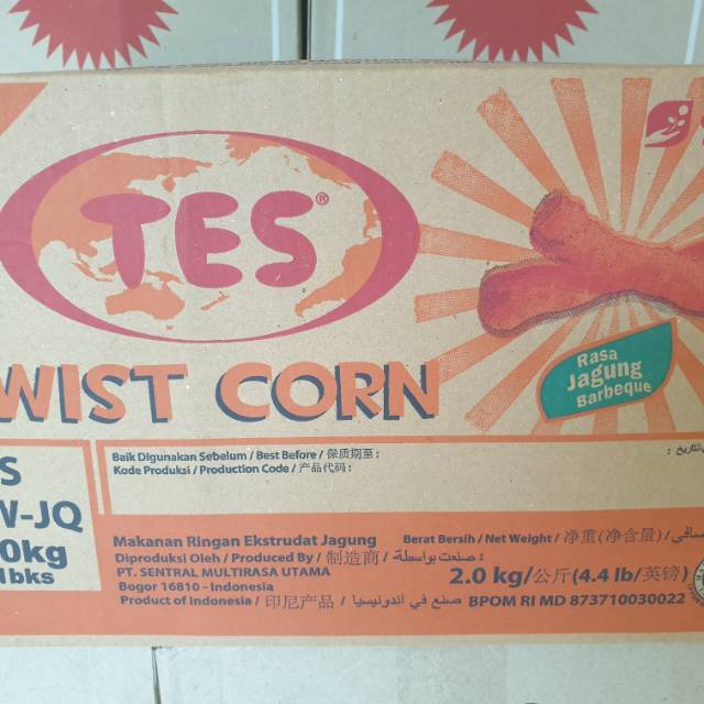 Jual Twist Corn Tes 2kg | Shopee Indonesia