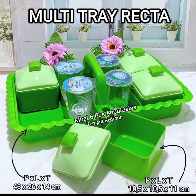 Jual Multi Tray Recta Tempat Aqua Dan Tempat Manisan | Shopee Indonesia