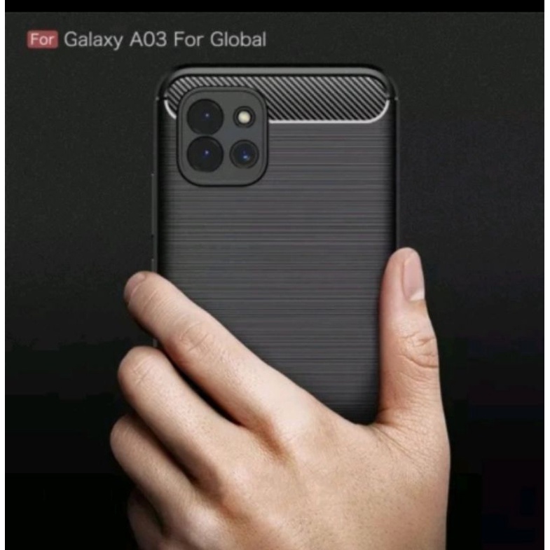 Jual Case Casing Softcase Samsung A03 A03s A03core A02s Hitam Ipacky ...