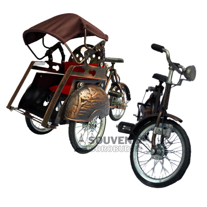 Jual PAKET Pajangan Miniatur BECAK ONTHEL Hiasan Meja Aesthetic ... Jual PAKET Pajangan Miniatur BECAK ONTHEL Hiasan Meja Aesthetic ...