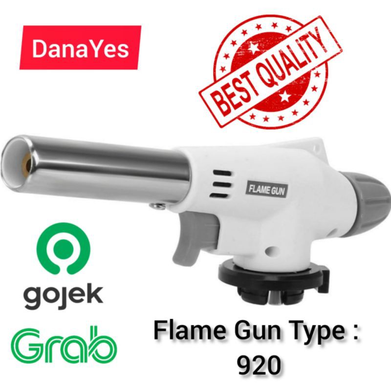 Jual Gas torch Flame gun pematik otomatis Gas portable Alat BBQ blow torch Kepala las | Shopee ...