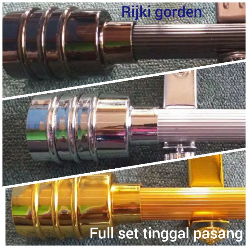 Jual Batang besi rel tiang pipa gorden rollet minimalis full set ...
