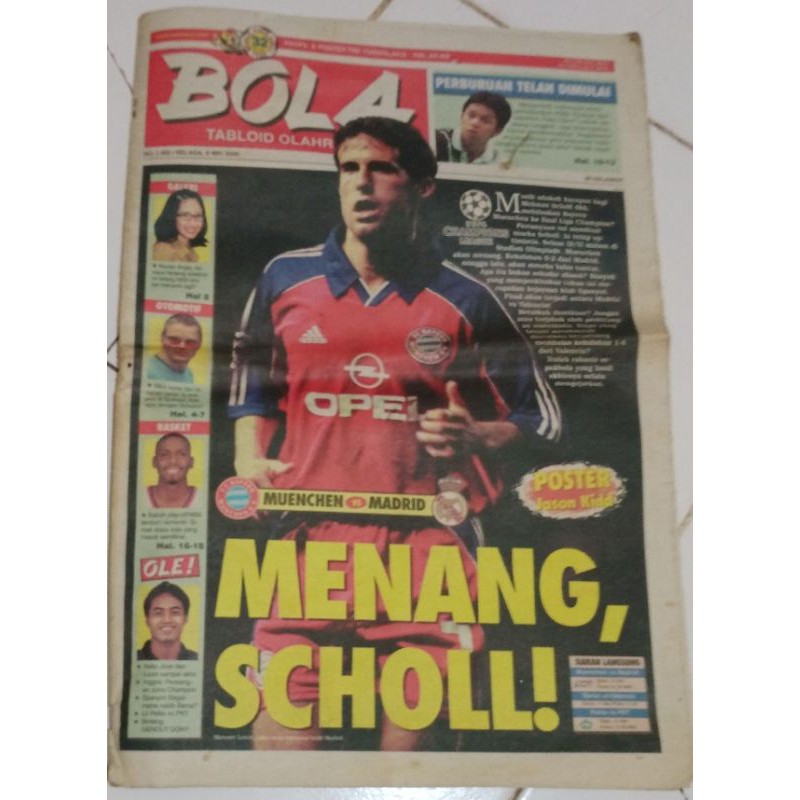 Jual Tabloid BOLA edisi 9 Mei 2000 | Shopee Indonesia