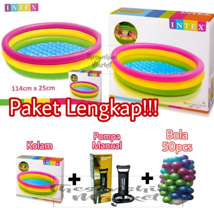 Jual Kolam Anak Intex / Kolam Karet Intex /Kolam Renang intex 57412 ...