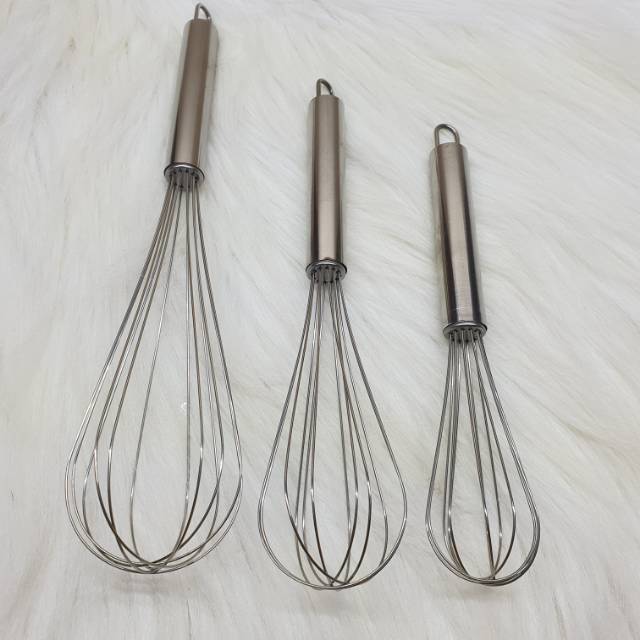 Jual Simple stainless balloon whisk / pengocok telur / egg beater ...