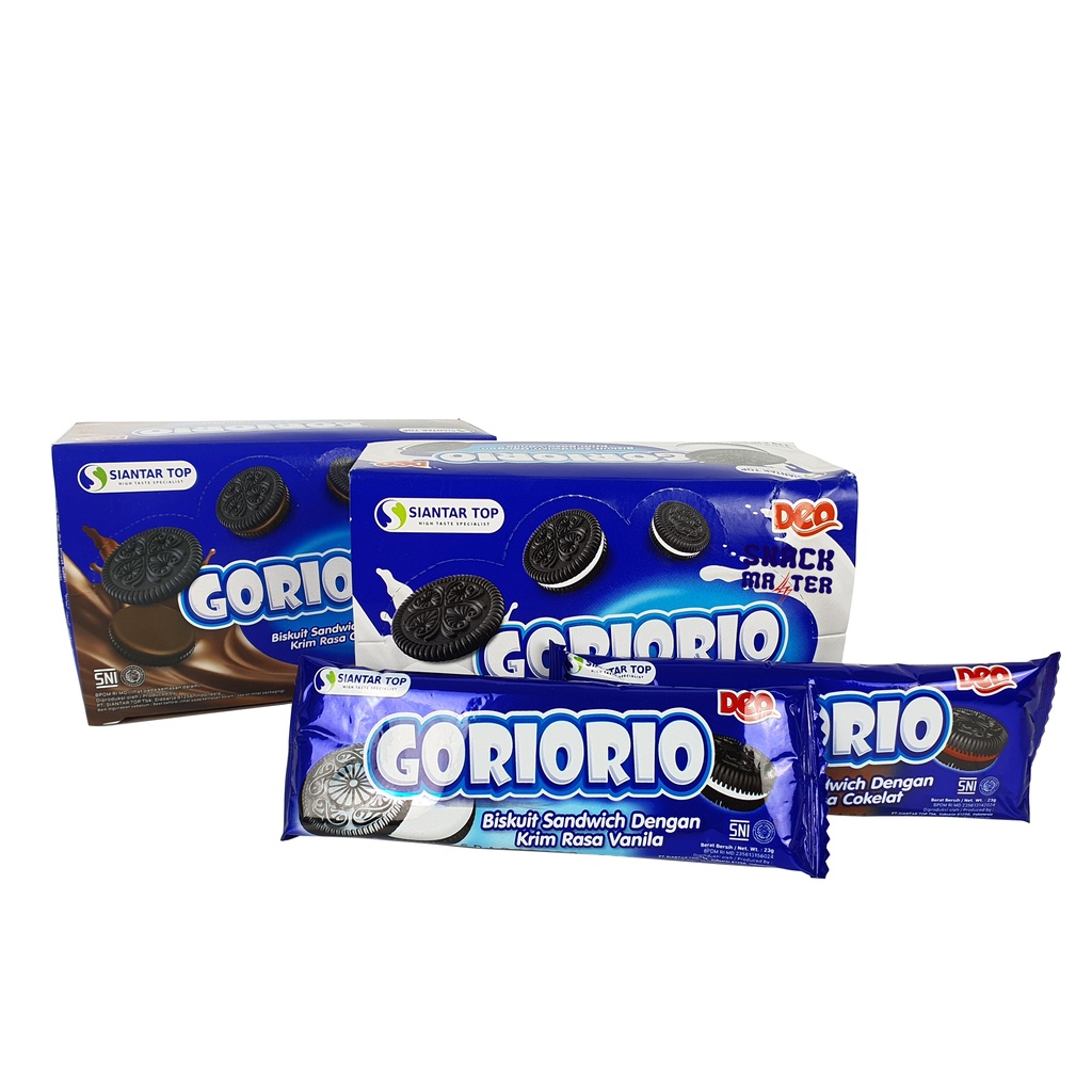 Jual Deo Goriorio Biskuit Sandwich BOX - Netto 10 bks x 23 gr | Shopee ...