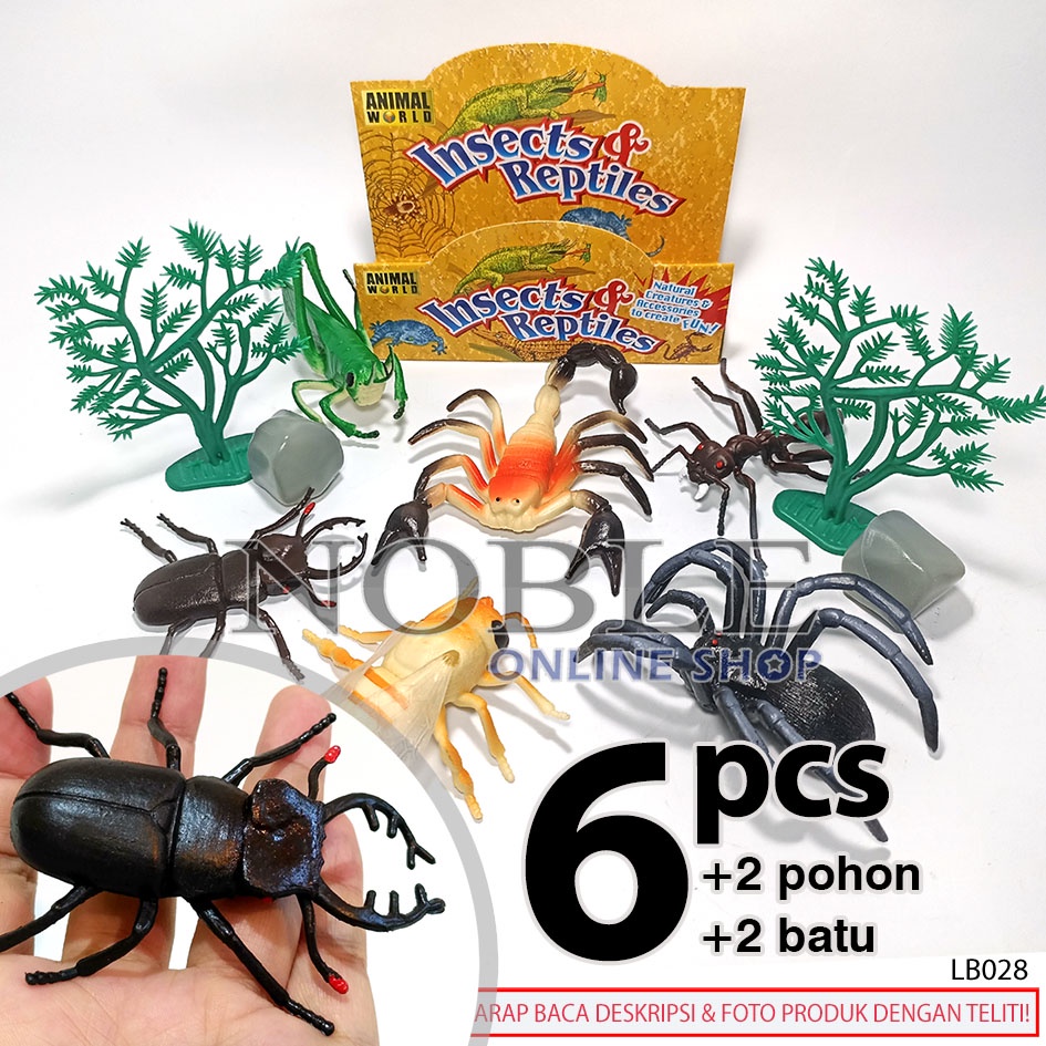 Jual [Medium Size] Serangga Insect Mainan Spider Laba-Laba Kecoa Bug ...