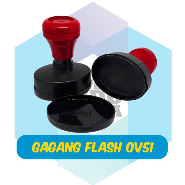 Jual Gagang stempel flash ukuran OVAL 51 | Shopee Indonesia