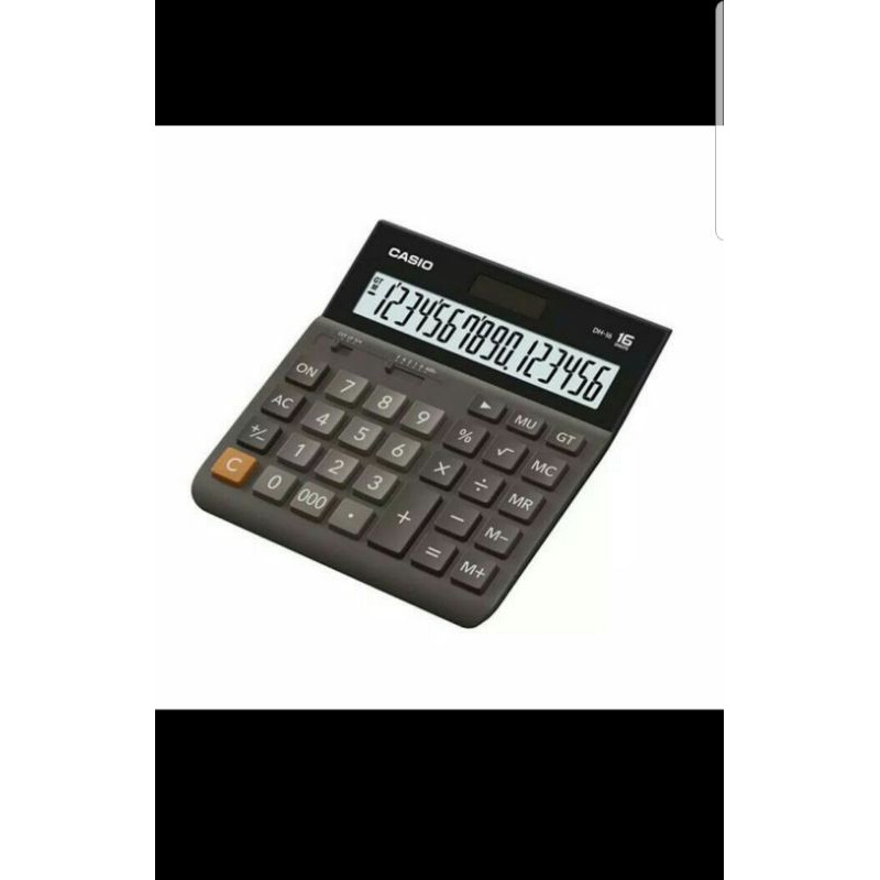 Jual casio kalkulator calculator casio meja dh-16 dh16 original garansi ...