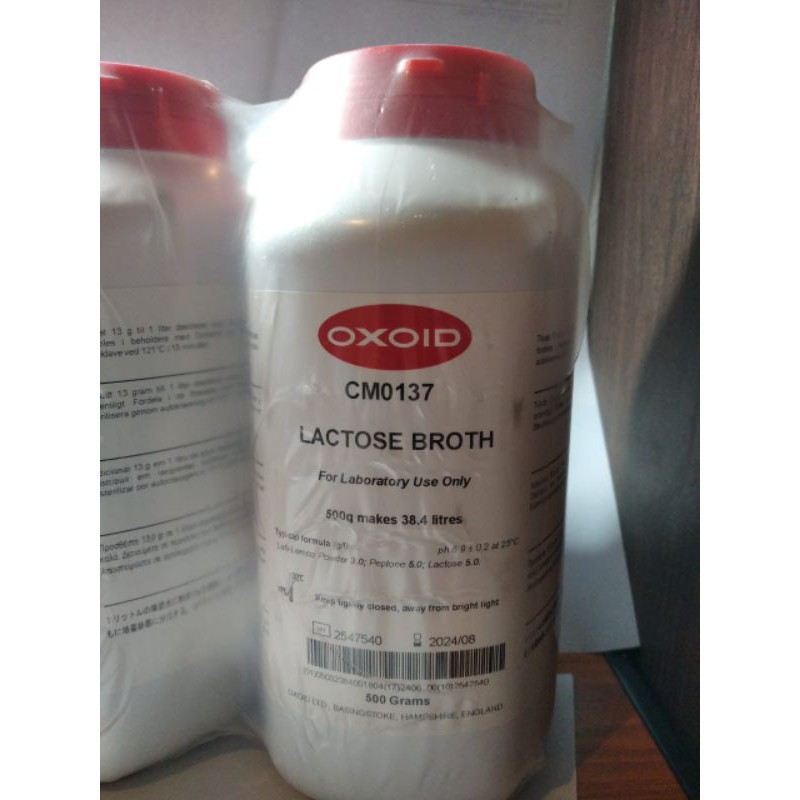Jual Lactose Broth CM0137 500gr OXOID | Shopee Indonesia