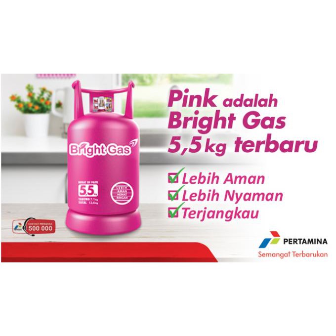 Jual Tabung Gas LPG Bright Gas 5,5 Kg | Shopee Indonesia