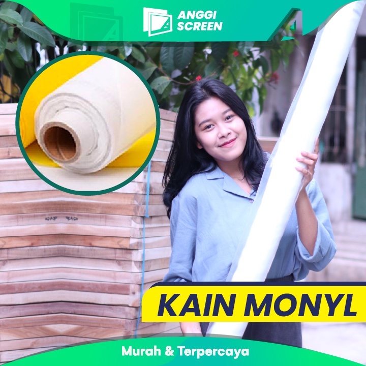 Jual Kain Sablon Monyl Monil monel Uk 2M (49 X 2 M) | Shopee Indonesia