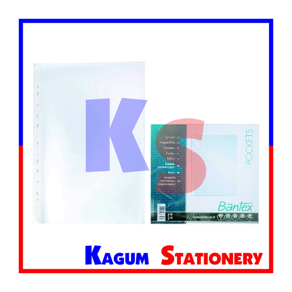 Jual BANTEX PP POCKET PLASTIK F4 CLEAR 8843 | Shopee Indonesia
