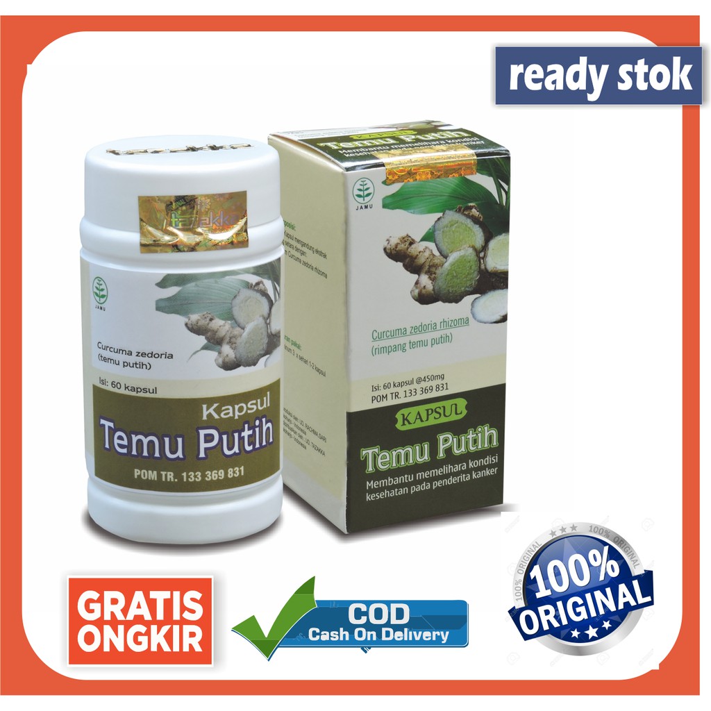 Jual KAPSUL TEMU PUTIH TAZAKKA ORIGINAL BERHOLOGRAM. | Shopee Indonesia