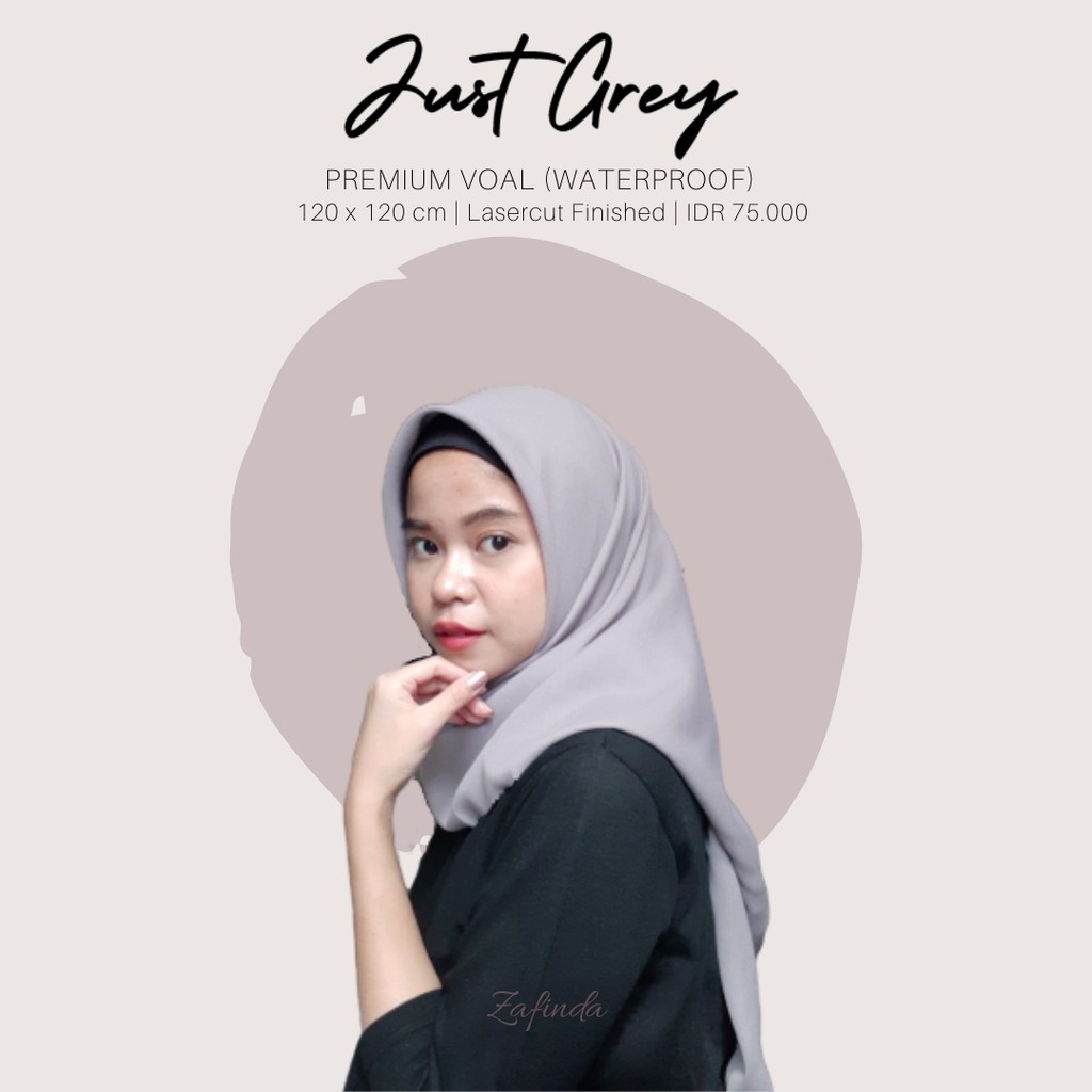 Jual Watersplash Voal / Color: Just Grey | Shopee Indonesia