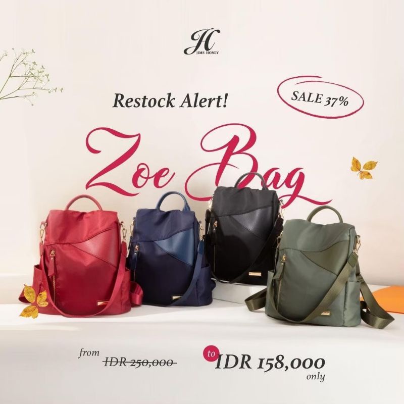 Jual ZOE BACK PACK | Shopee Indonesia
