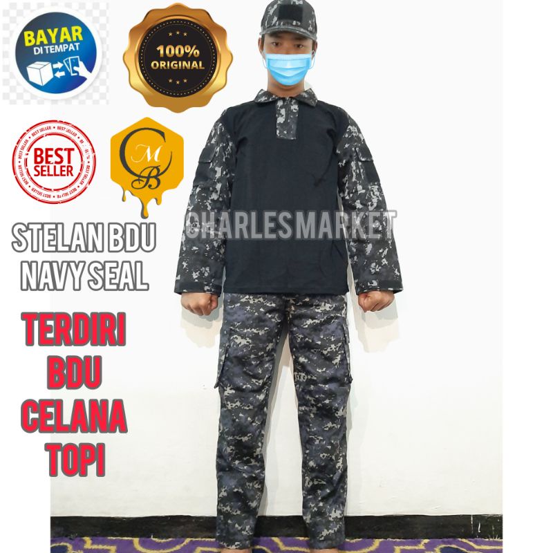 Jual SETELAN NAVY SEAL BDU - SETELAN BDU NAVY SEAL - SETELAN LORENG ...