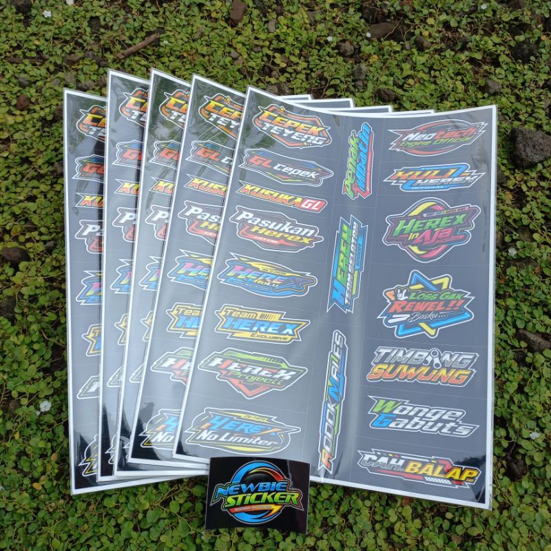 Jual STICKER PACK HEREX (1), ANTI AIR | Shopee Indonesia