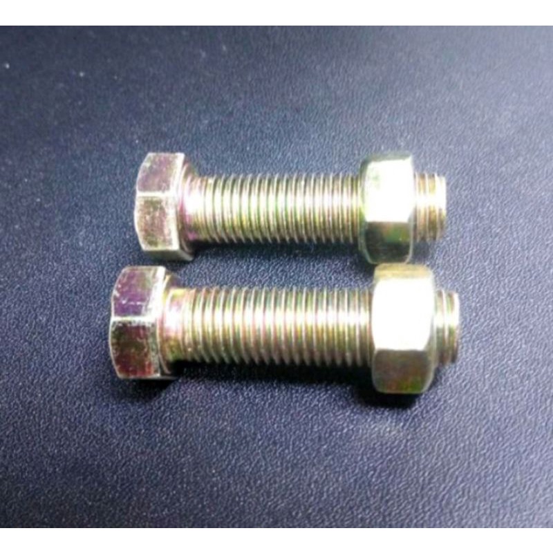 Jual baut 12 + mur ukuran pendek | Shopee Indonesia