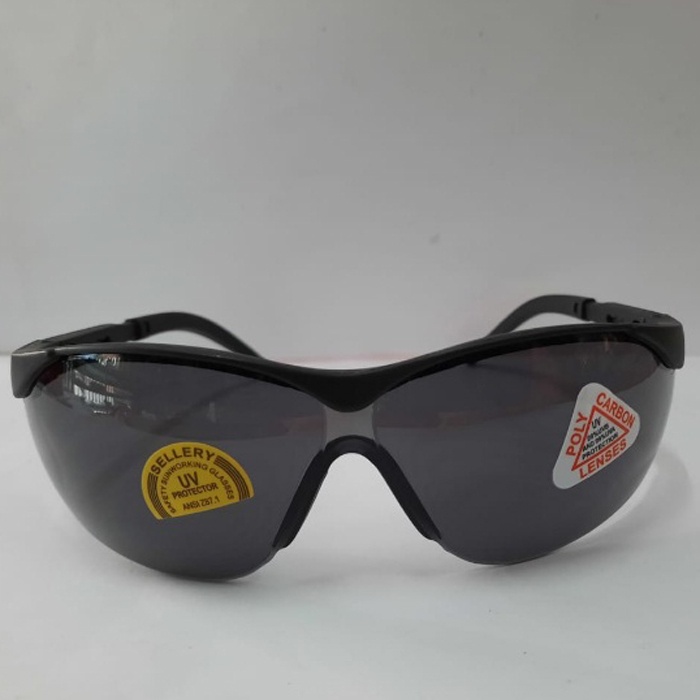 Jual COD Clear Safety Glass Goggle hitam black Kacamata Proyek Working ...