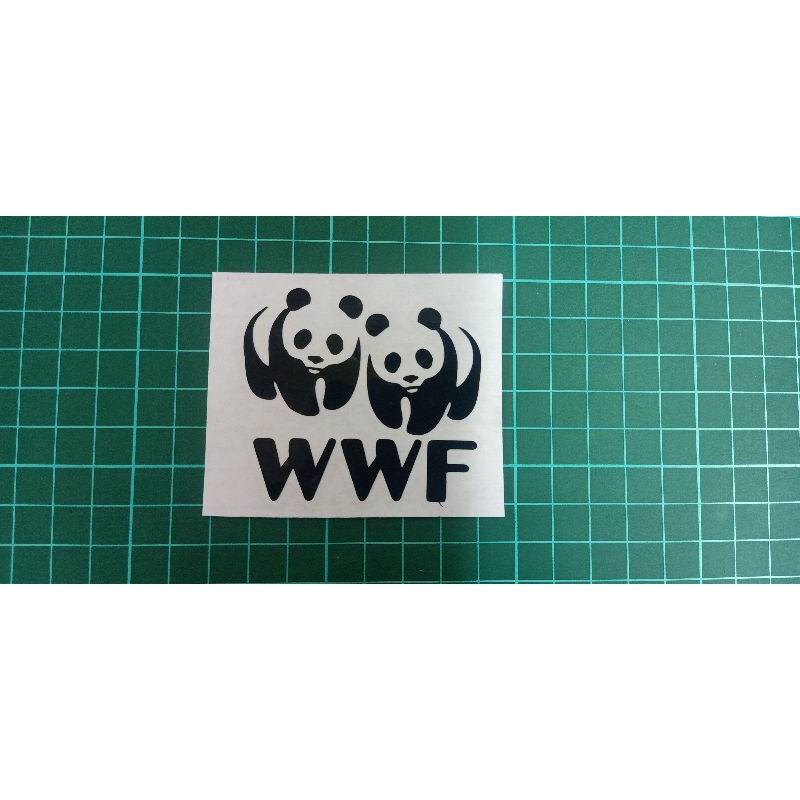 Jual stiker WWF double panda | Shopee Indonesia