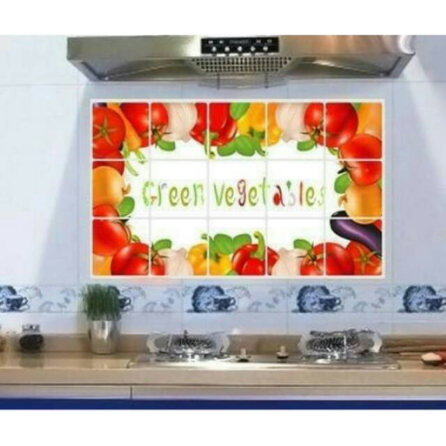 Jual Wallsticker Sticker Wall Stiker Dapur Vegetables Wallpaper ...