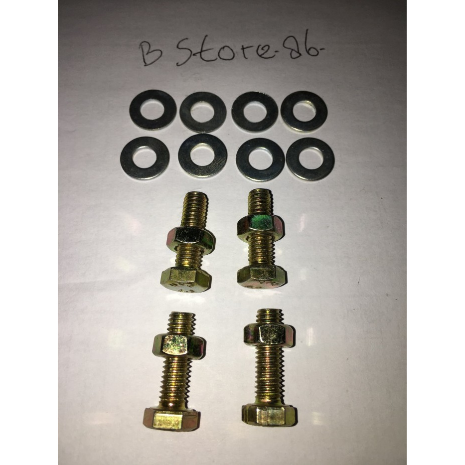 Jual 4 Buah Baut Plat Nomor Motor 6x20 + Ring plat | Shopee Indonesia
