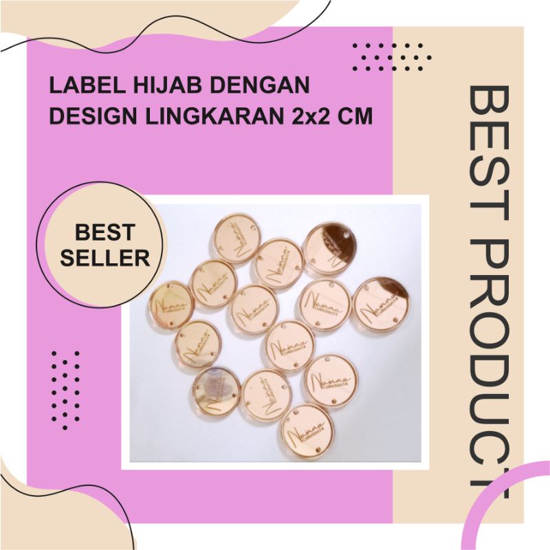 Jual Label Acrylic Hijab Murah | Shopee Indonesia