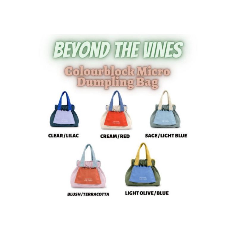 Jual BTV - micro dumpling bag (ready Warna Light Olive) | Shopee Indonesia