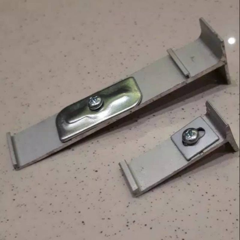 Jual Braket Pipa Aluminium/Double braket/Penyangga pipa Aluminium ...
