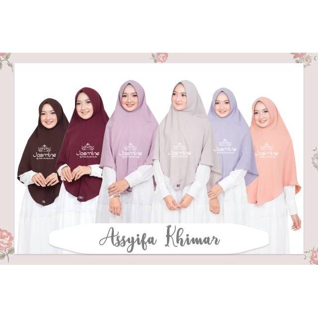 Jual ASSYIFA KHIMAR by JASMINE (New Colour) | Shopee Indonesia