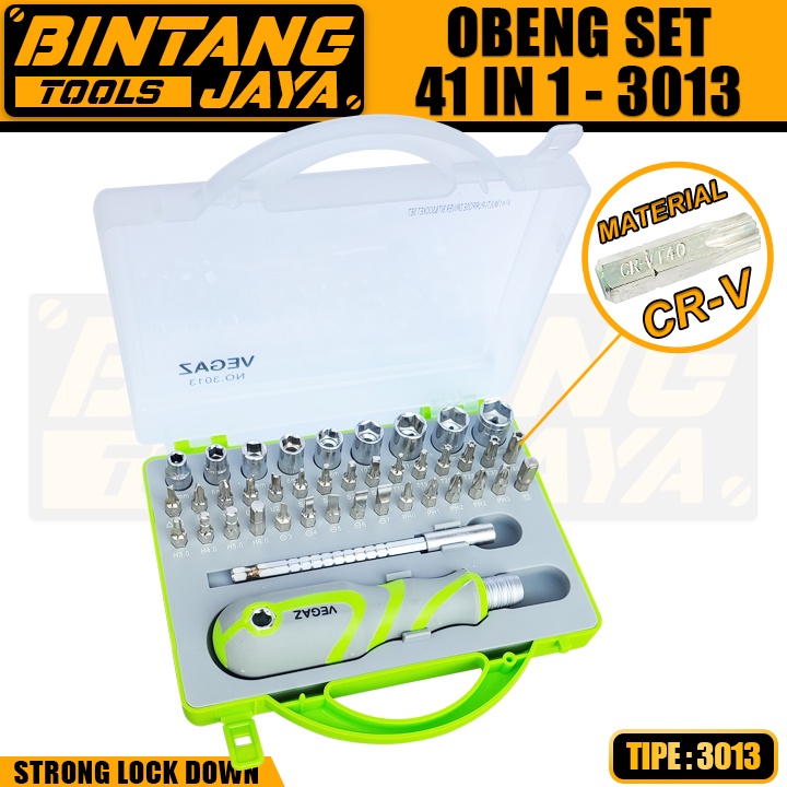Jual Obeng Set Komplit Tools Set Screwdriver Set 41 In 1 - 3013 ...