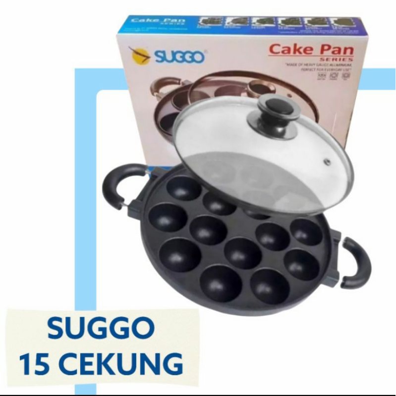 Jual Cetakan kue SUGGO Lubang 15 cekung / cetakan loyang kue takoyaki ...