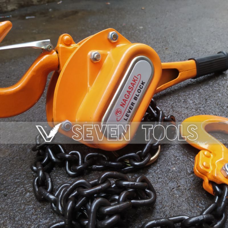 Jual NAGASKI Lever block Lifting Hoist 3 ton X 1,5 meter Kotrek ratchet ...
