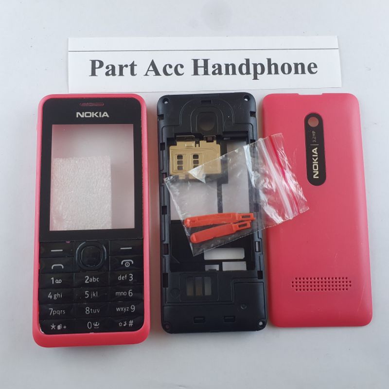 Jual casing nokia 301 fullset | Shopee Indonesia