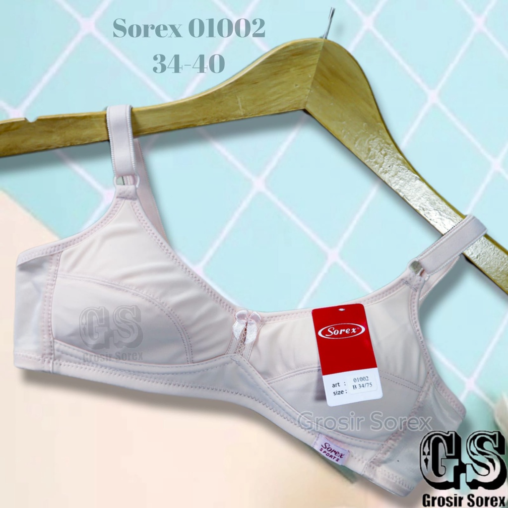 Jual 3Pcs Sport Bra Sorex 01002 Bh Sorex Tanpa Busa Tanpa Kawat 2 Kait | Shopee Indonesia
