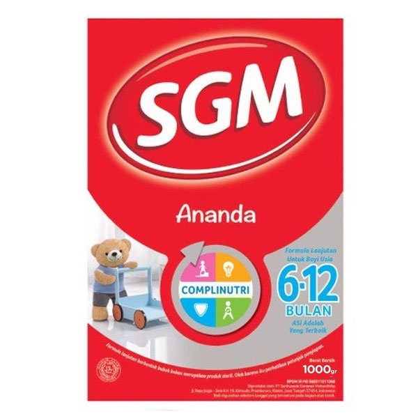 Jual SGM ANANDA 2 BOX 1000 g | Shopee Indonesia