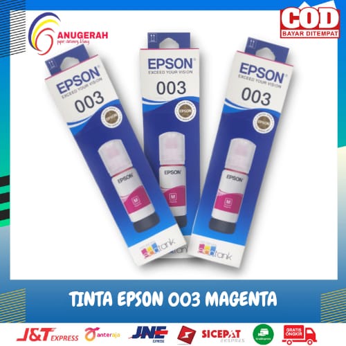 Jual TINTA PRINTER EPSON 003 MAGENTA (PCS) | Shopee Indonesia