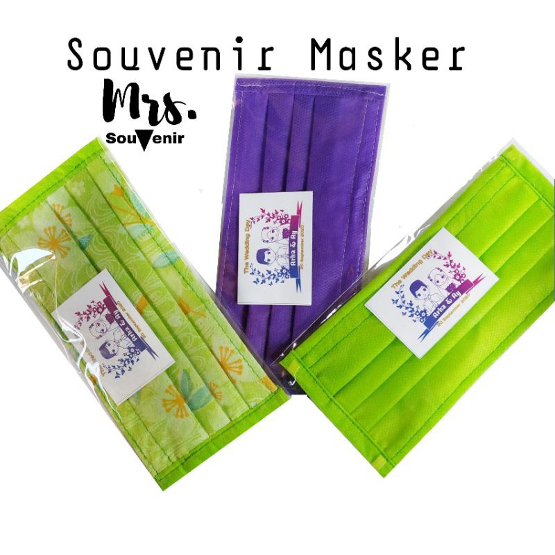 Jual Masker Souvenir Pernikahan Undangan Ucapan Terima Kasih Wedding ...