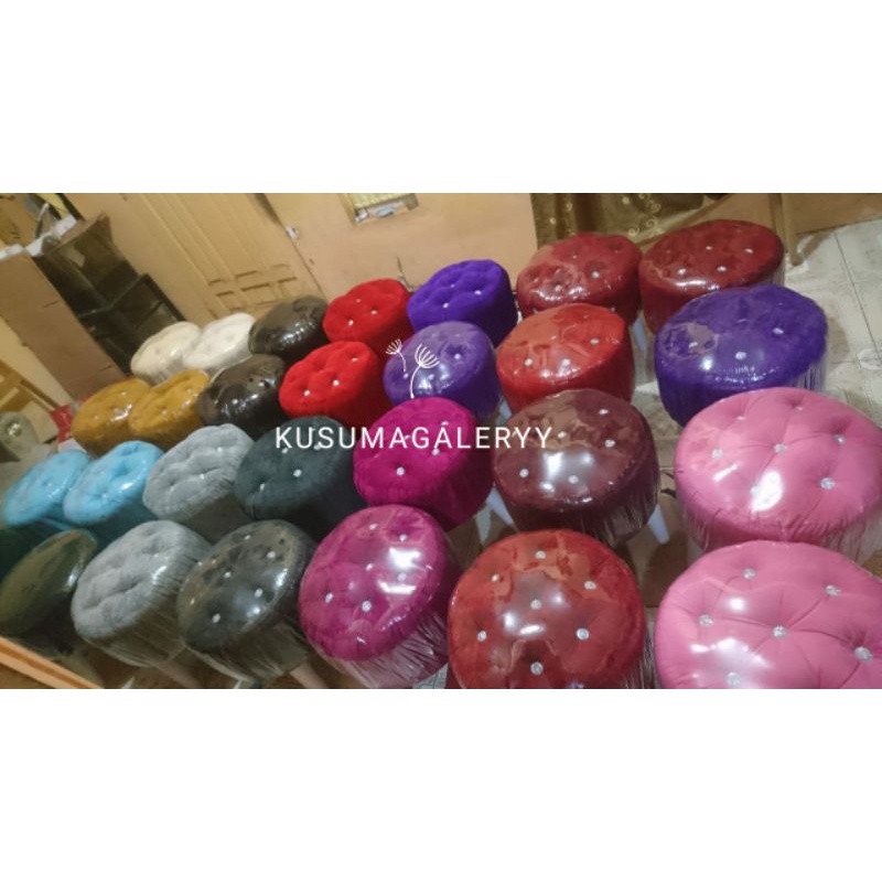 Jual STOOL BULAT / STOOL JAMUR / SOFA STOOL / KURSI STOOL / READY ...