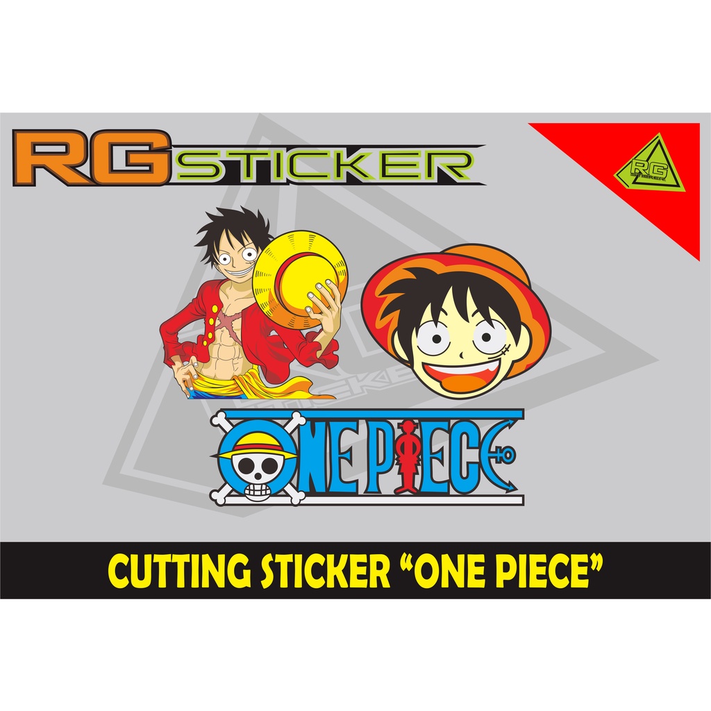 Jual cutting stiker one piece. uk panjang 27 cm | Shopee Indonesia