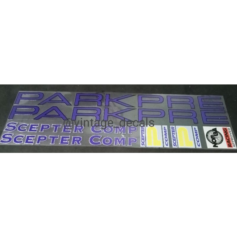 Jual sticker decal sepeda PARKPRE SCEPTER COMP LIMITED | Shopee Indonesia