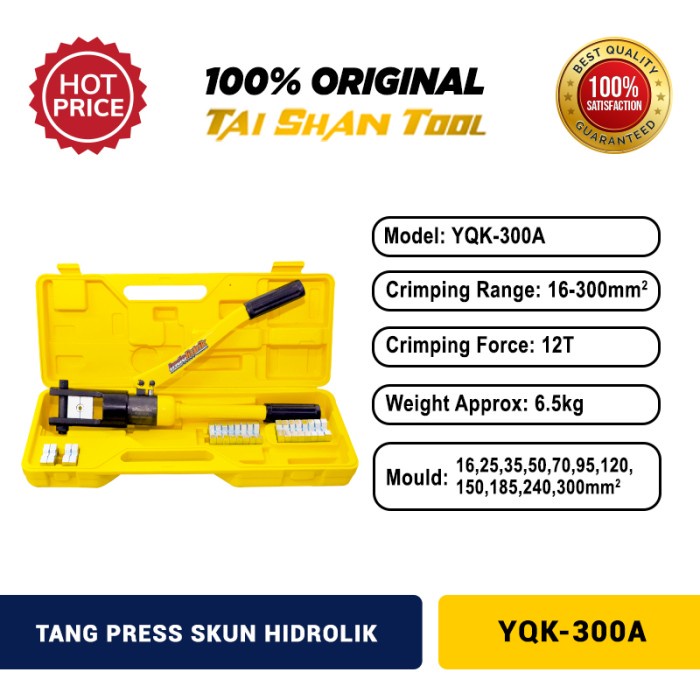 Jual Produk Terbaru Tang Crimping Tool 300Mm Yqk 300 A Taishan Press ...