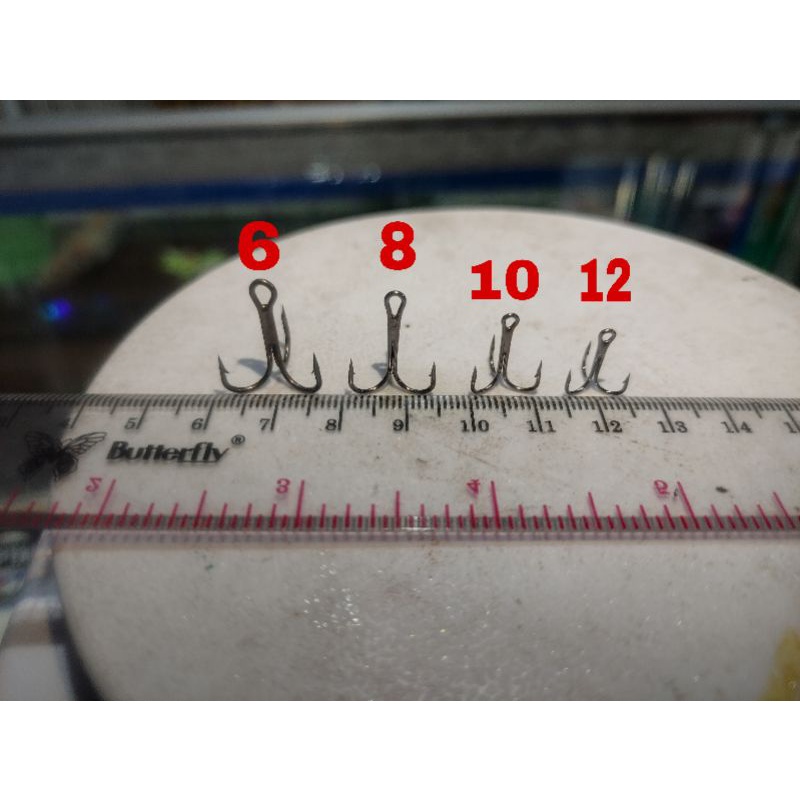 Jual treble Hook murah size 6 8 10 12 | Shopee Indonesia