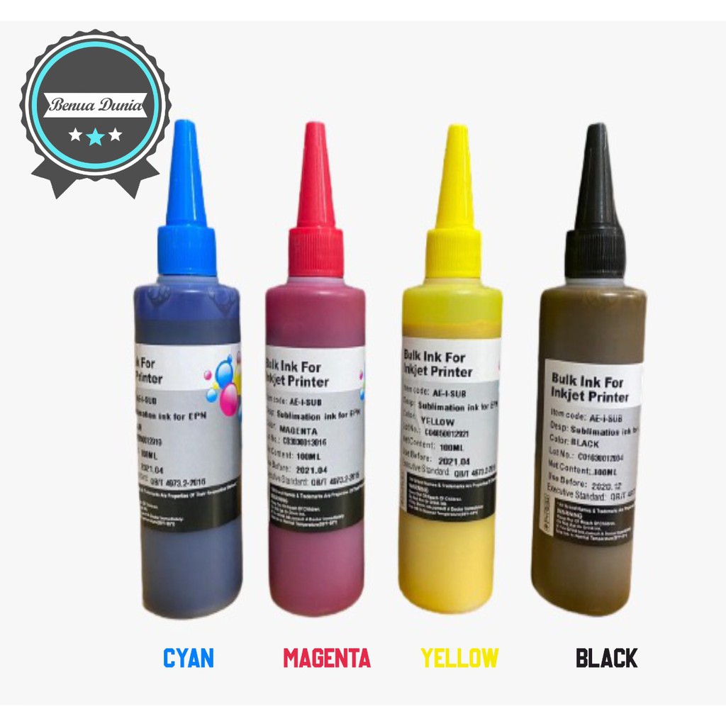 Jual Tinta sublim sublime transfer premium Epson L3110 L3150 L15150 ...