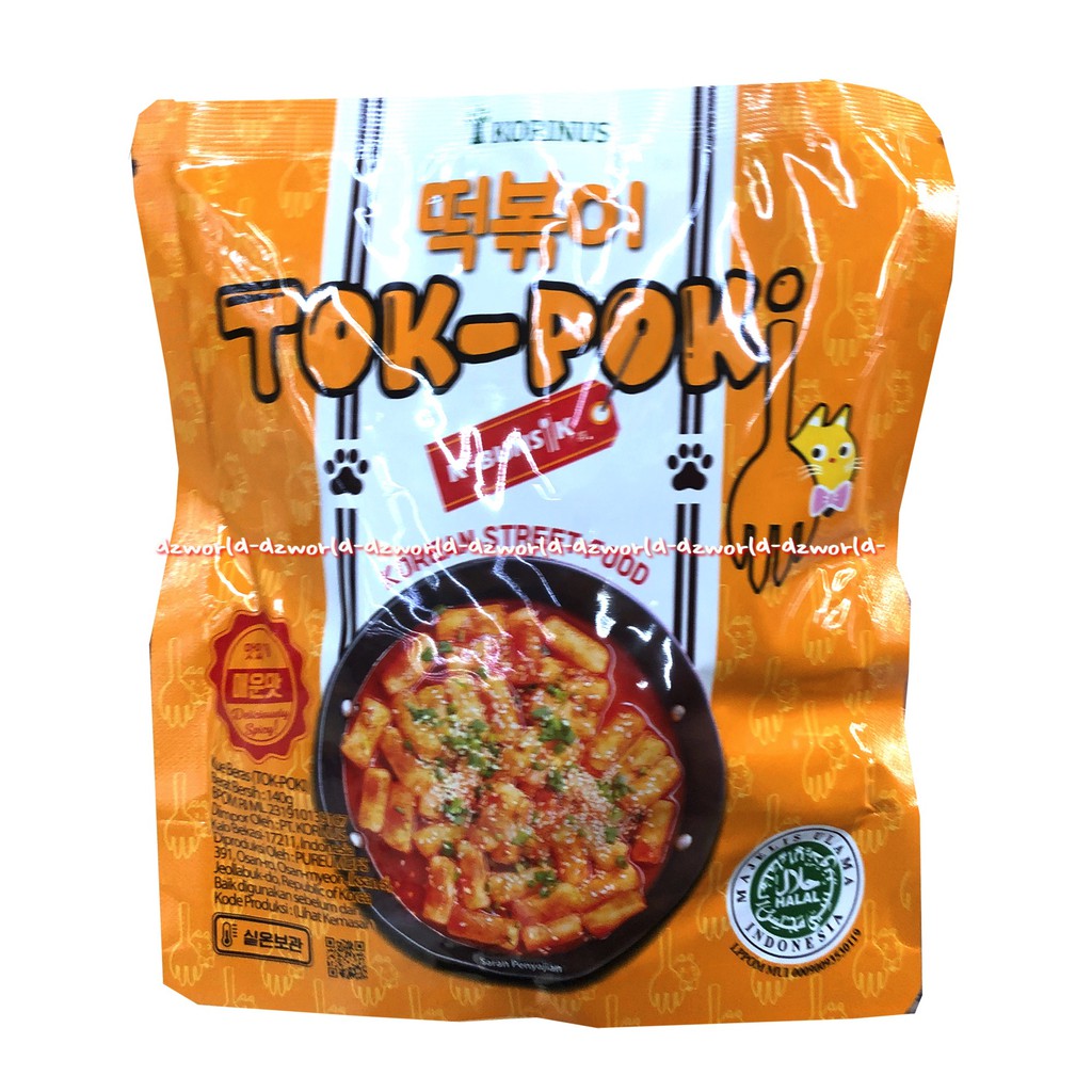 Jual Tok-Poki Instan 140gr Korean Street Food Makanan Tok Poki Korea ...